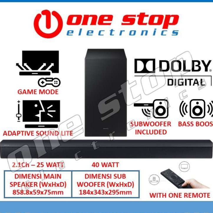 Jual [garansi Resmi] Samsung Hw-c450 Soundbar True Dolby Audio 2.1 Ch ...