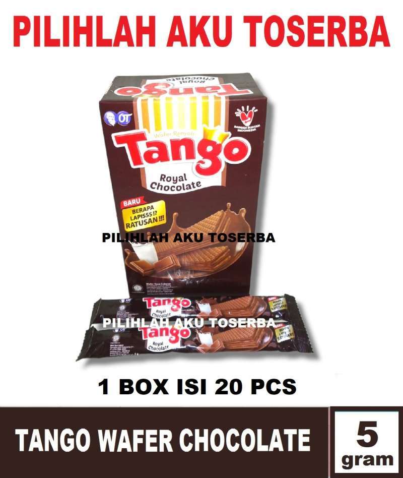 Promo Tango Wafer Chocolate Isi 20 Pcs @ 7 Gr - (harga 1 Box) Diskon 17 ...