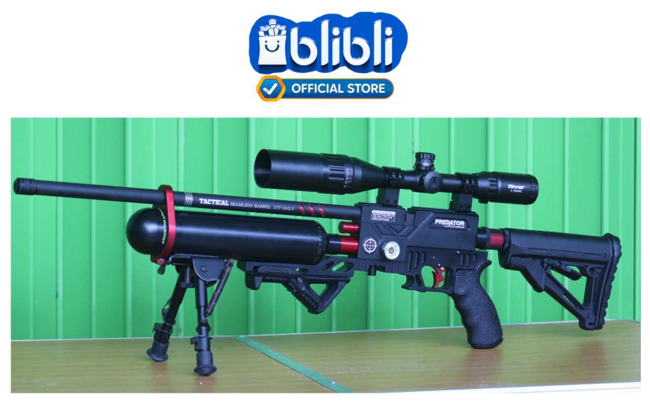 Promo Senapan Pcp Predator 500cc + Teleskop 3-9x40 Diskon 3% Di Seller ...