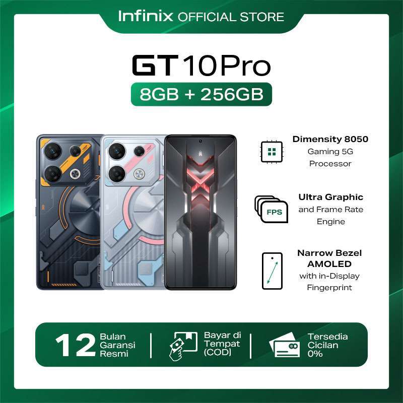 Jual Infinix Gt Pro Cyber Black Di Seller Infinix Smartphone Official Store Gudang