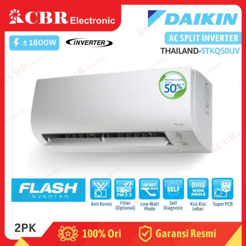 Jual Ac Daikin Flash Inverter 2pk Stkq50uv - (r32) Thailand Di Seller ...