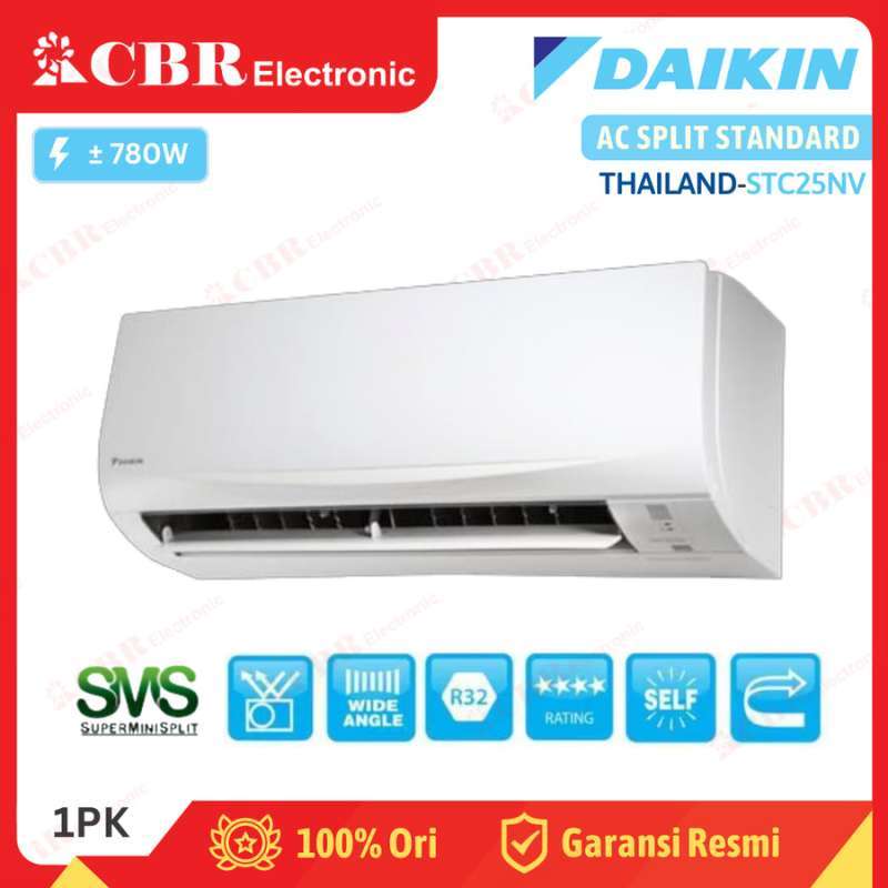 Jual Ac Daikin Standard 1pk Stc25nv - (r32) Thailand Di Seller Cbr Elektronik Batam - Kampung ...