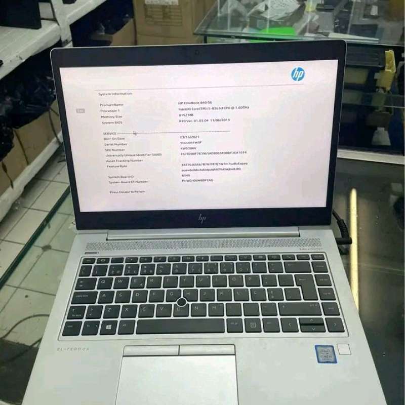 Promo Laptop Hp Elitebook 840/830 Core I7 Gen 8th Ram 16gb/ssd 256gb ...