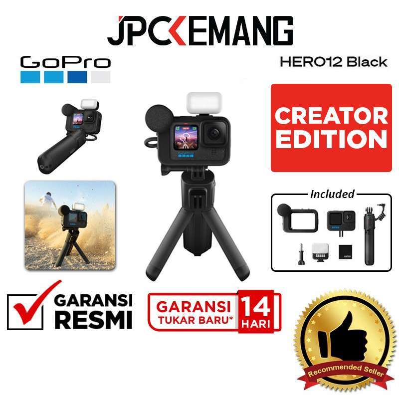 Promo Jpc Kemang Gopro Hero 12 Black Creator Edition Action Camera Go Pro Hero12 Garansi Resmi ...