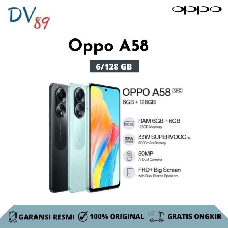 Jual Oppo A58 Spesifikasi Nya Spesifikasi Original, Murah & Diskon ...