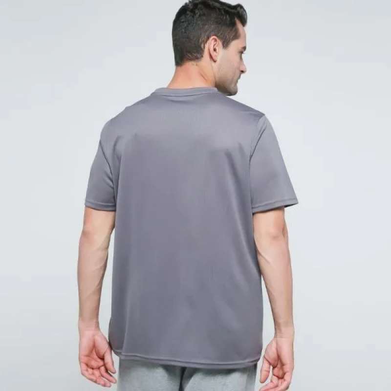 Promo Puma Men Running Performance Cat Tee M Castlerock Pakaian Lari ...