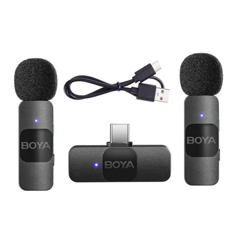 Promo Boya By V20 Usb-c Wireless Lavalier Microphone Diskon 6% Di ...