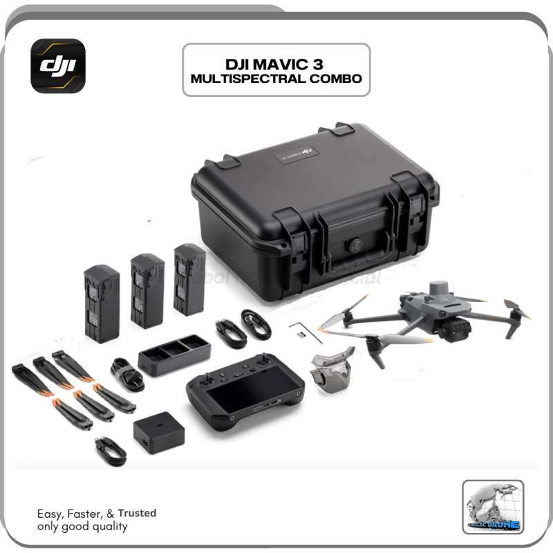 Promo Dji Mavic 3 Multispectral With 4 Battery Modul Rtk Garansi Resmi ...