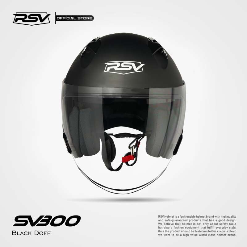 Jual Helm Rsv Sv300 Black Doff Double Visor Di Seller Rsv Helmet ...