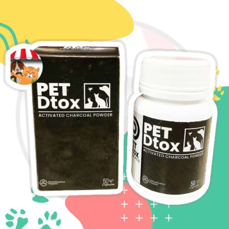 Promo Pet Dtox Obat Keracunan Kucing Anjing Diare Kembung Norit Hewan ...