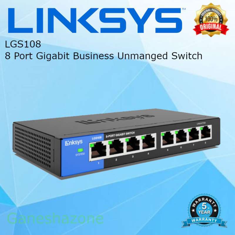 Promo Linksys Lgs108 8 Port Gigabit Business Unmanaged Switch Diskon 19 ... Promo Linksys Lgs108 8 Port Gigabit Business Unmanaged Switch Diskon 19 ...
