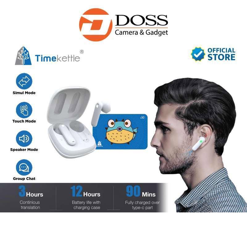 Jual Timekettle Wt2 Edge Offline & Online Realtime Translator Earbuds Di Seller Doss Official ...