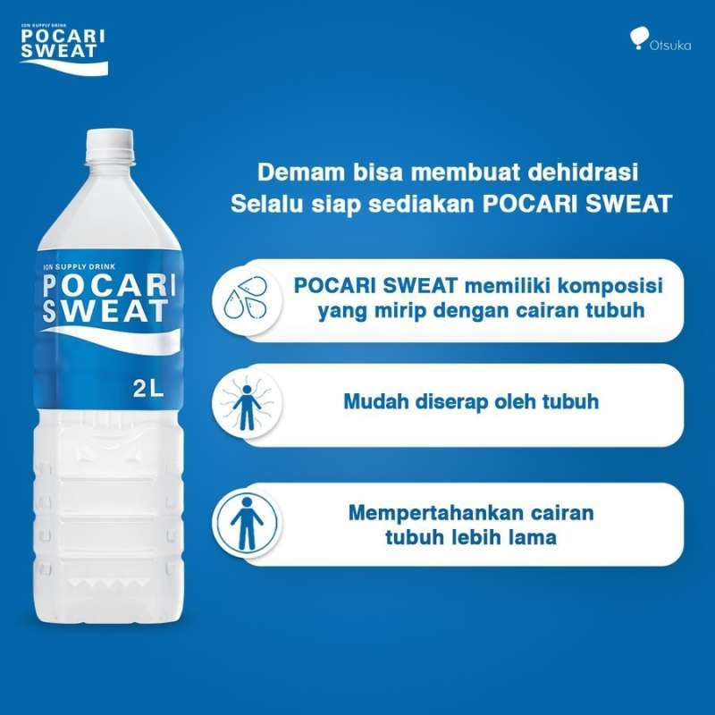Promo Pocari Sweat Original Botol Plastik Pet - 2000 Ml | 2 Liter ...