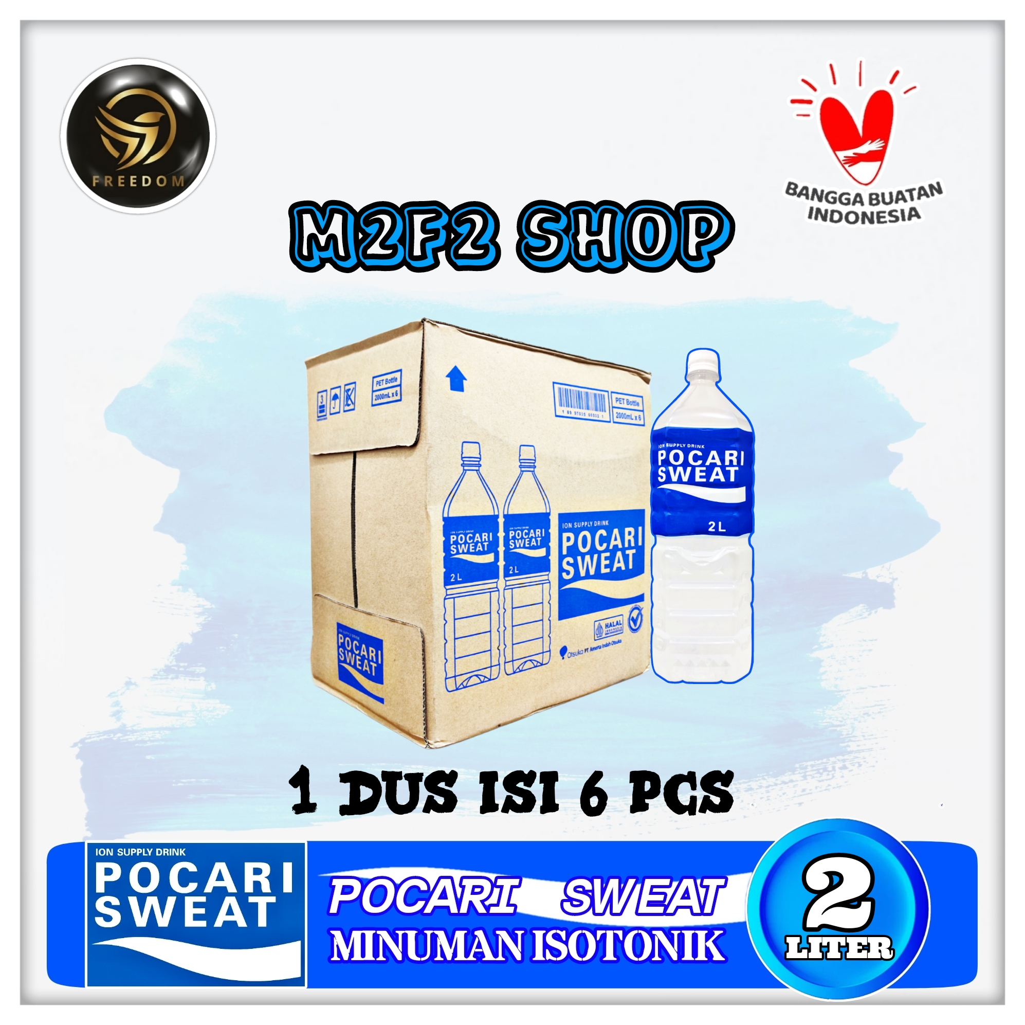 Promo Pocari Sweat Original Botol Plastik Pet - 2000 ml | 2 Liter (Kemasan Karton) Diskon 16% di ...