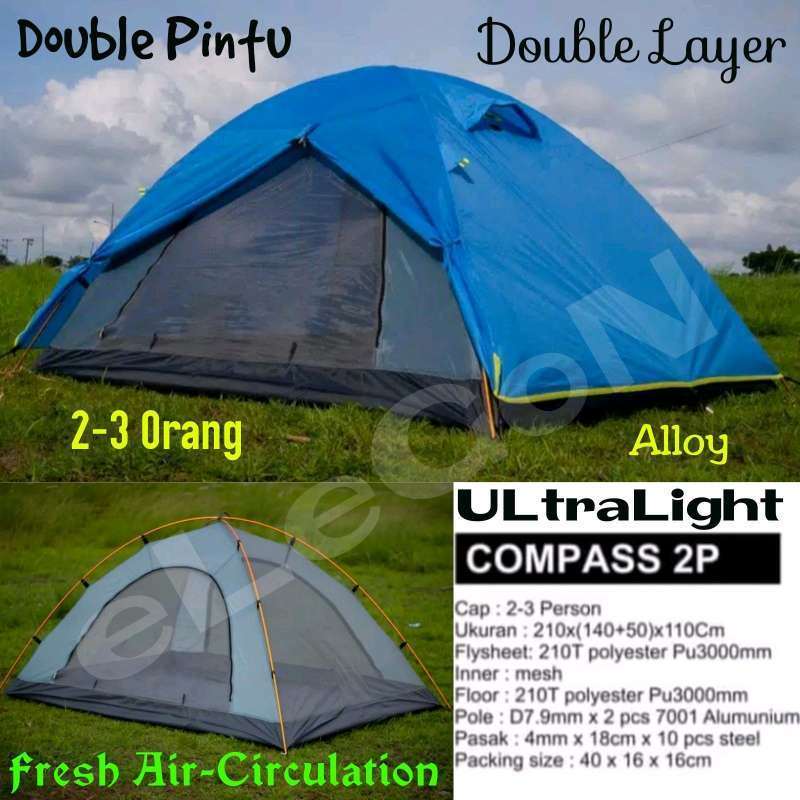 Jual Tenda Compass 2 Original Terbaru - Harga Promo Murah Juli 2024 ...