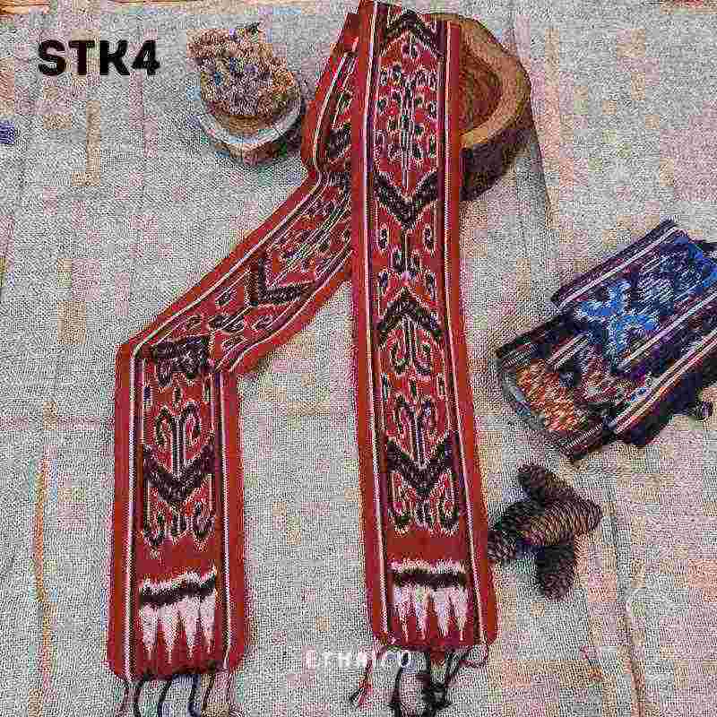 Jual Syal Tenun Kasar Selendang Motif Etnik - Stk4 Di Seller Ethni.co ...