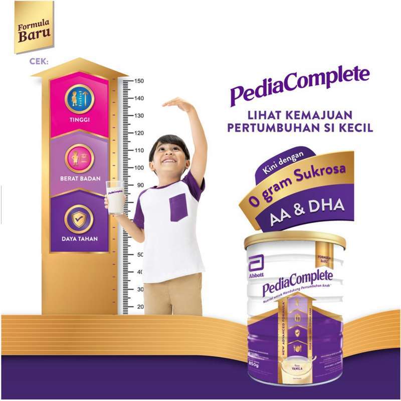 Promo Pediasure Complete Pediacomplete Vanila 850gr Kemasan Baru Diskon ...