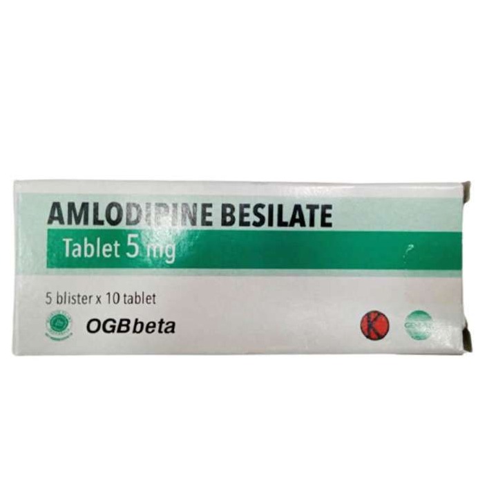 Jual Amlodipine Besilate Ogb Beta 5 Mg Box 50 Tablet Di Seller Apotek ...