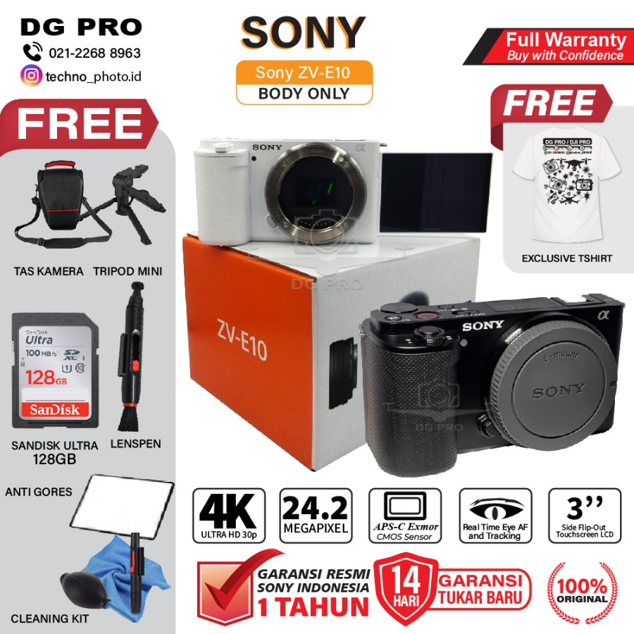 Jual Sony Zv E10 Body Original Murah - Harga Diskon April 2024 | Blibli