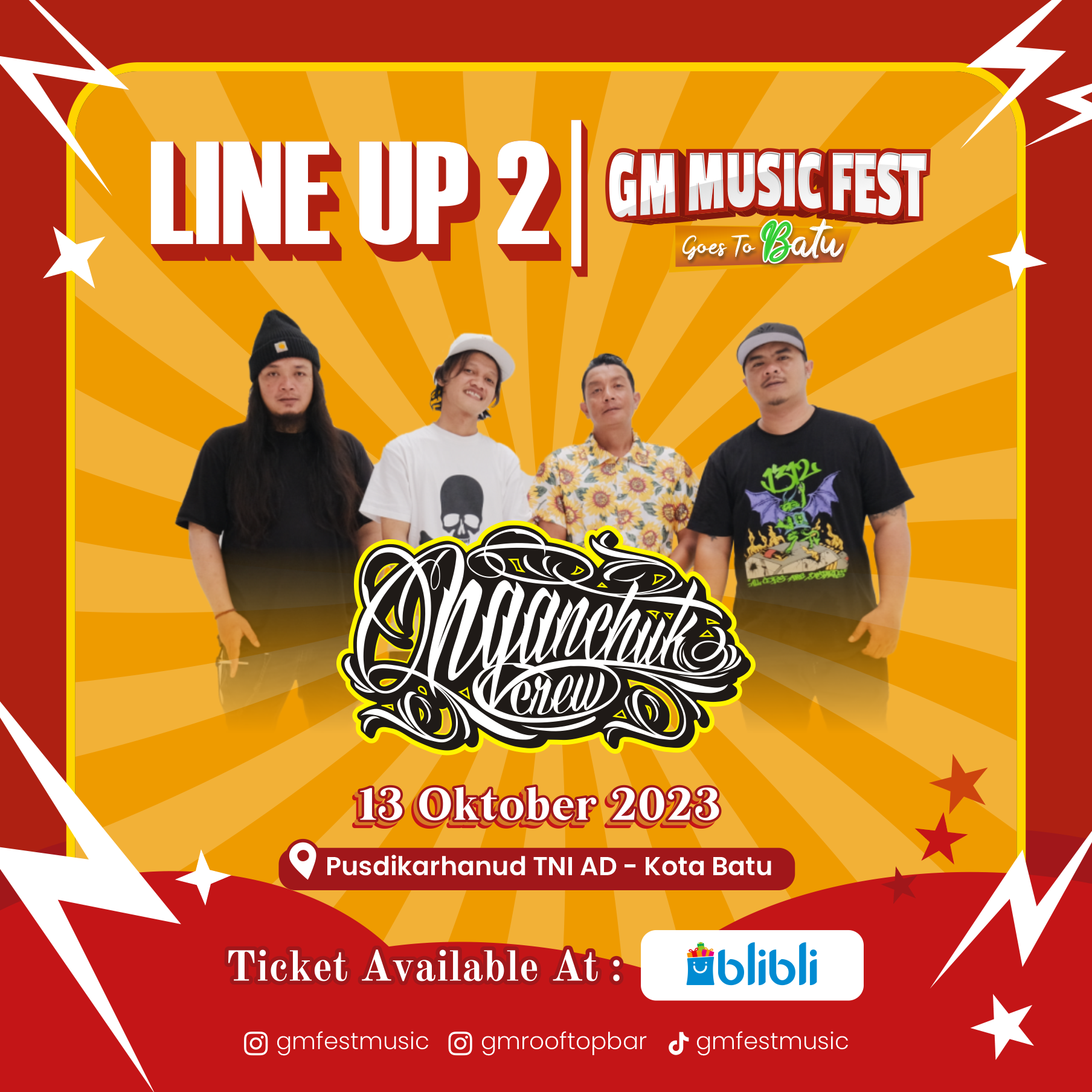 Jual Presale Vip Ticket - Gm Music Fest Goes To Batu Di Seller Gm Music ...