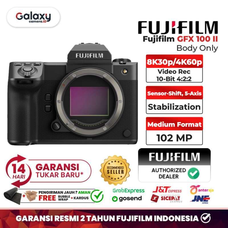 Jual Fujifilm Gfx100 Ii Camera Mirrorless Medium Format Gfx100ii Resmi Di Seller Galaxy Camera ...
