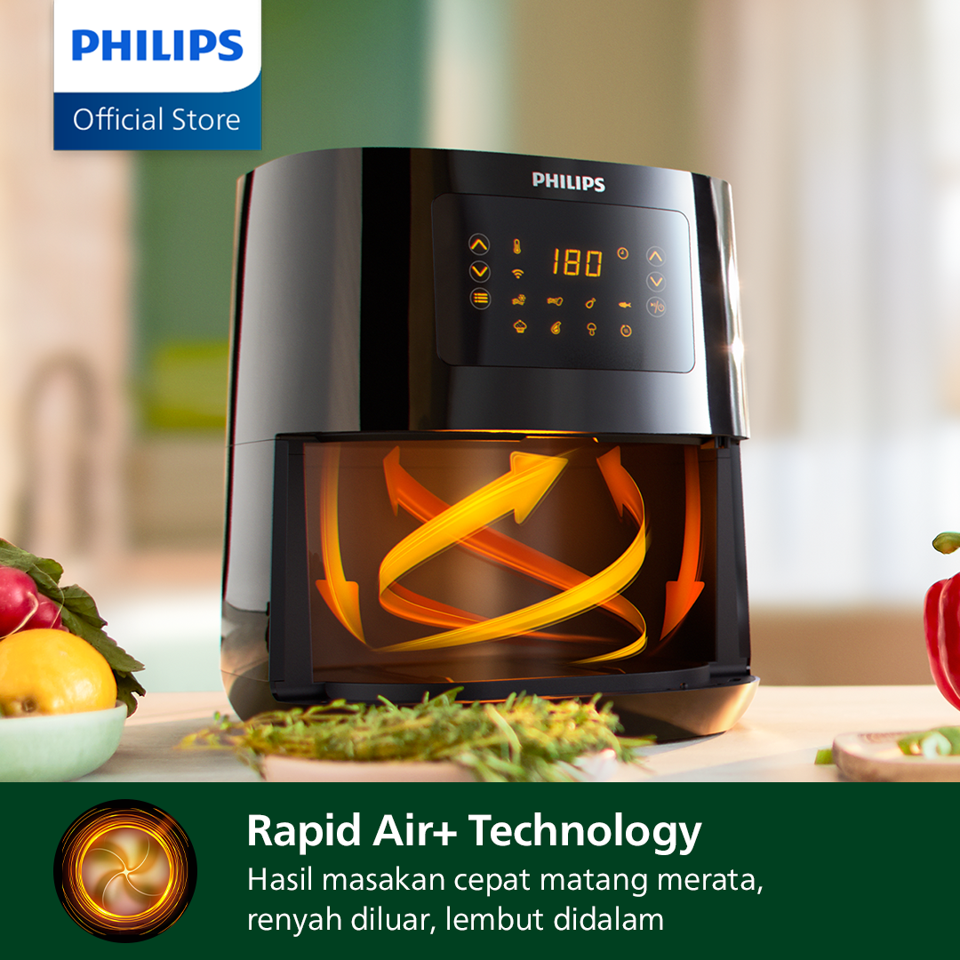 Promo Airfryer Philips Terbaik, Hd9255/90 Low Watt, Air Fryer ...