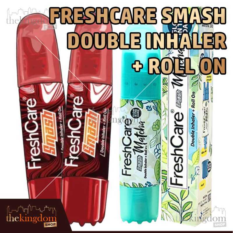 Jual Freshcare Smash Matcha Double Inhaler Roll On Minyak Angin Pijat Aromaterapi Aromatherapy
