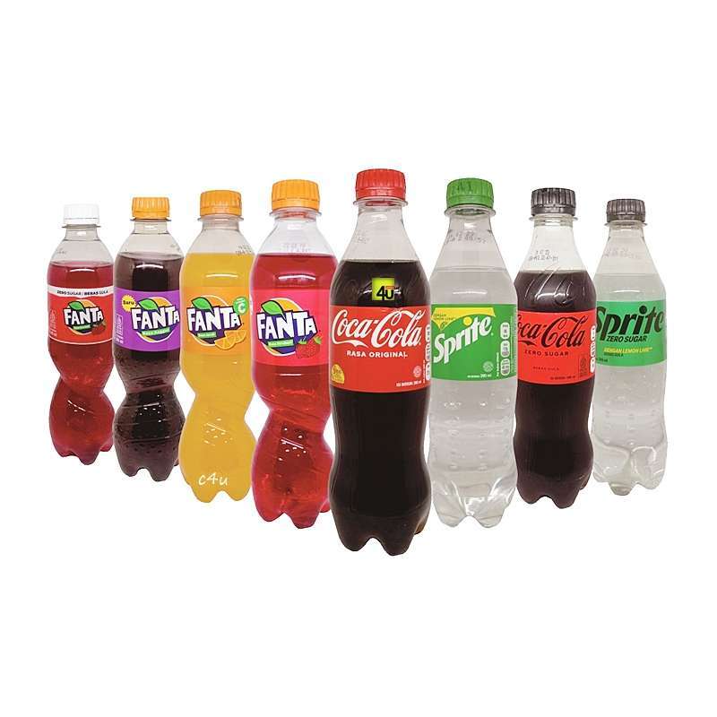 Promo Coca-cola, Sprite, Fanta - Carbonated Drink - 390ml Botol Diskon ...
