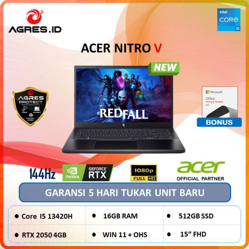 Promo Acer Nitro V 15 - I5 13420h 16gb 512gb Rtx2050 4gb 15.6fhd 144hz ...