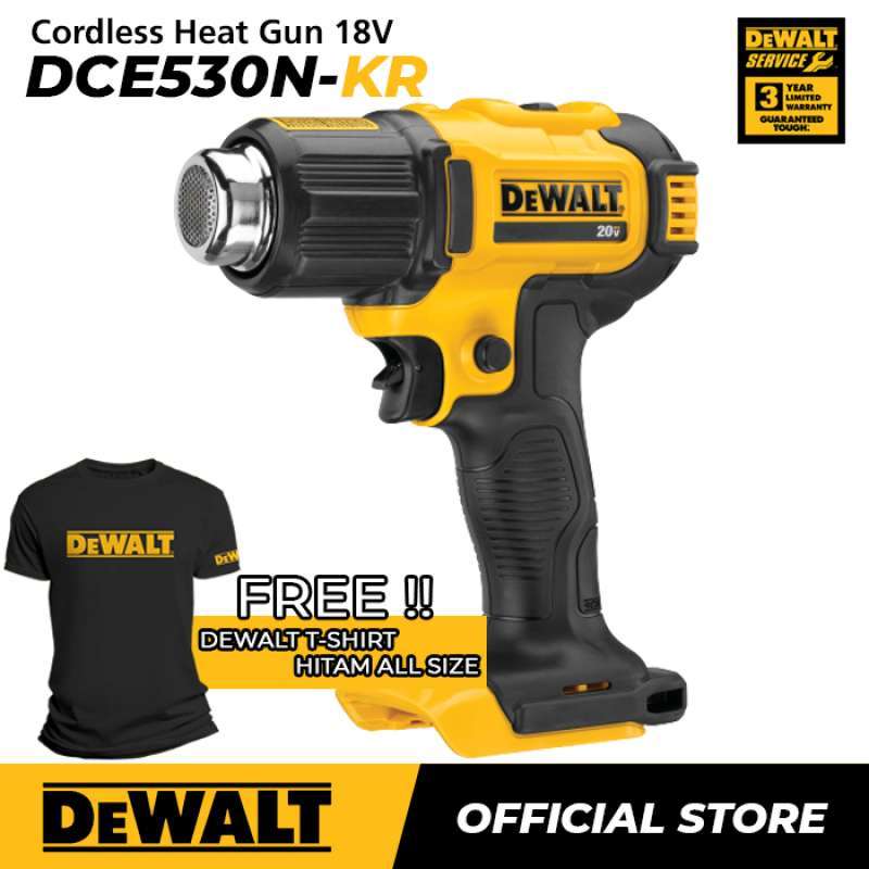 Promo Dewalt Cordless Hot Gun / Pemanas Baterai 18v Xr Dce530n (unit ...
