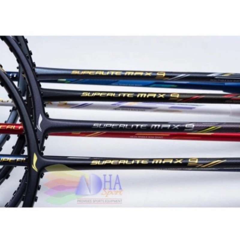 Jual Raket Badminton Lining Superlite Max 9 Red Gold Bulutangkis Adha ...