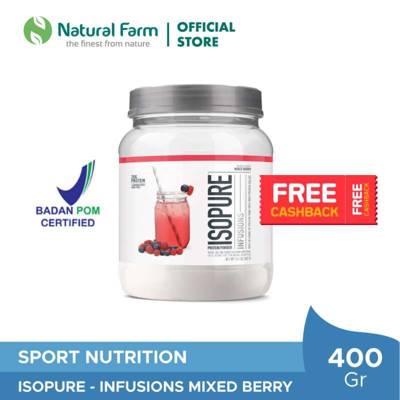 Promo Isopure Infusions Mixed Berry 400gr Diskon 42% Di Seller Natural ...