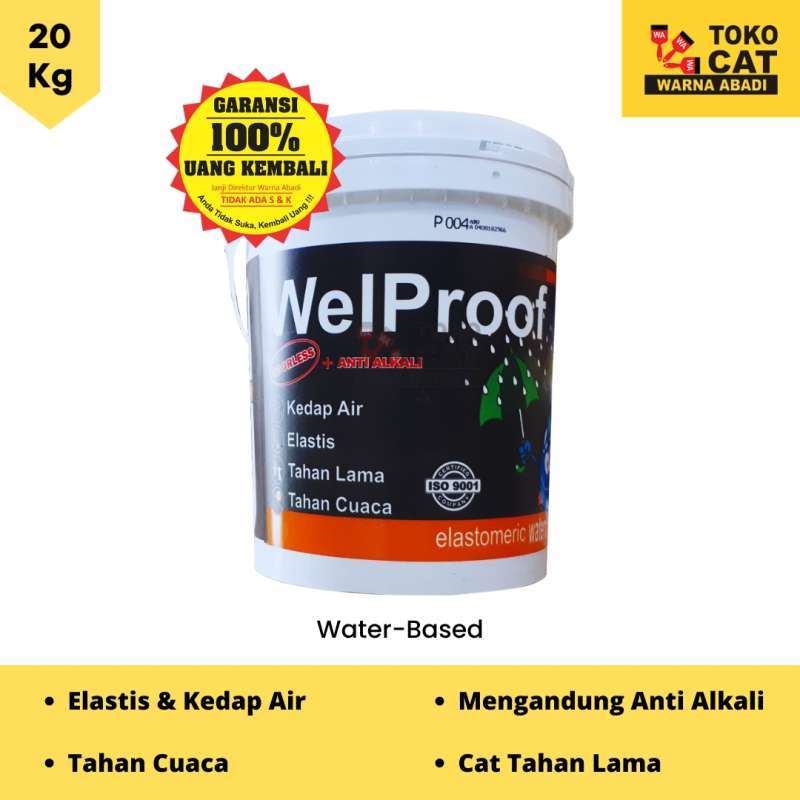 Jual Cat Welproof 4 Kg 💯 Harga Murah & Kualitas Terbaik Februari 2025