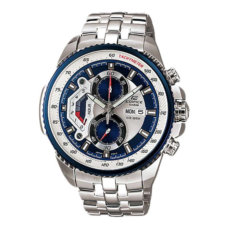 Jual Jam Tangan Pria Casio Edifice Ef-558d-2avudf Chronograph dual Tone ...