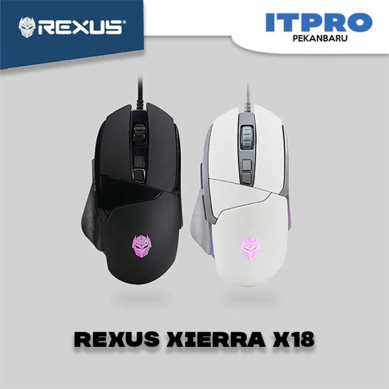 Promo Rexus Xierra X-18 Mouse Gaming Usb Rgb Diskon 24% Di Seller Itpro ...