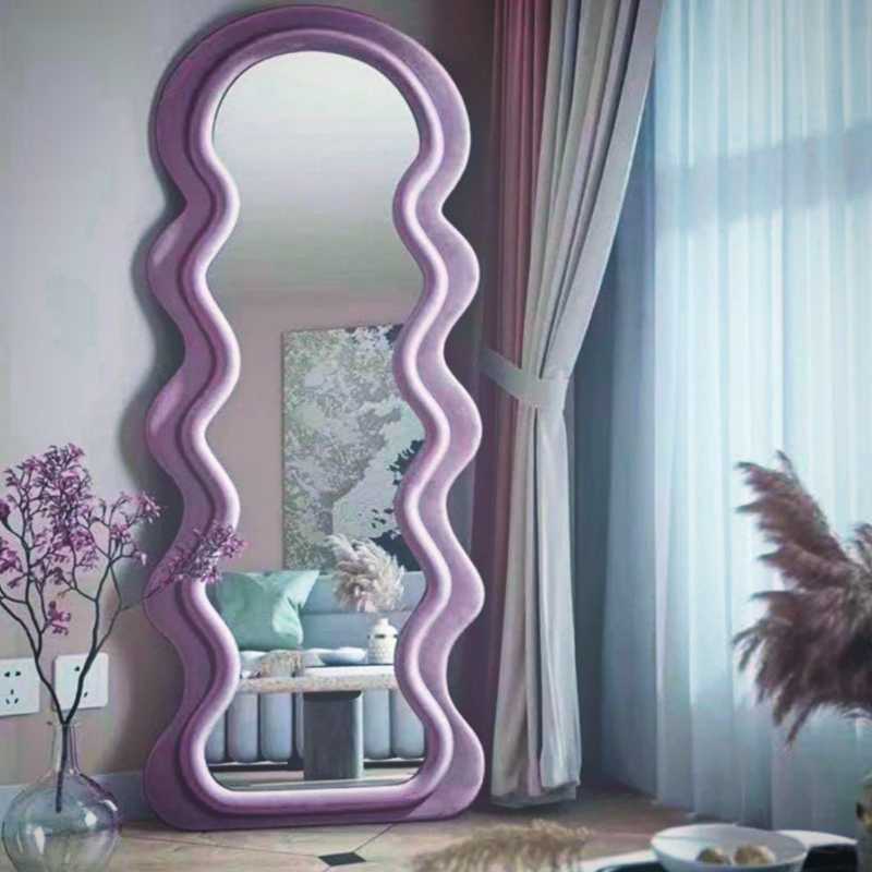 Jual Wavy Standing Mirror / Cermin Aesthetic / Cermin Estetik ...