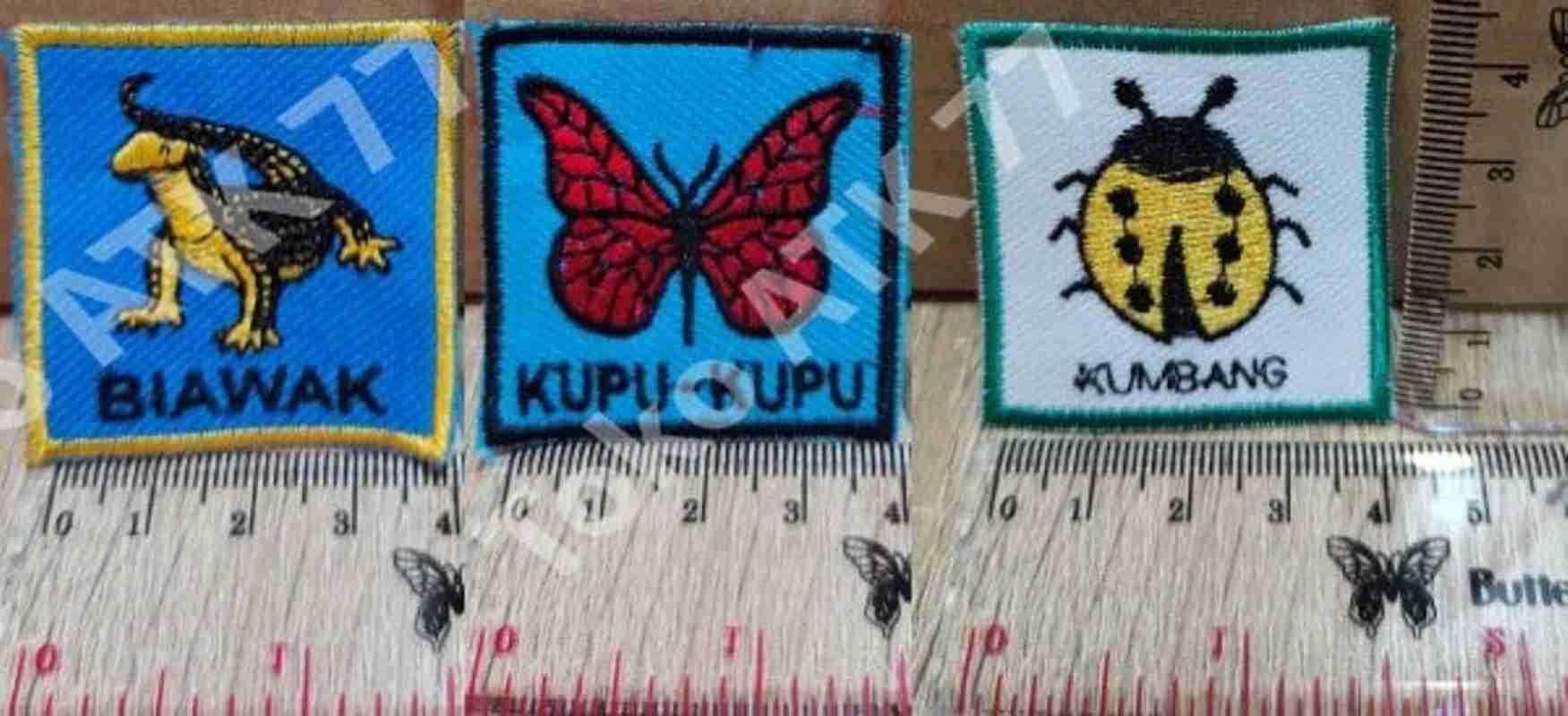 Jual Bet Bed Badge Emblem Bordiran Regu Kelompok Group Grup Hewan ...
