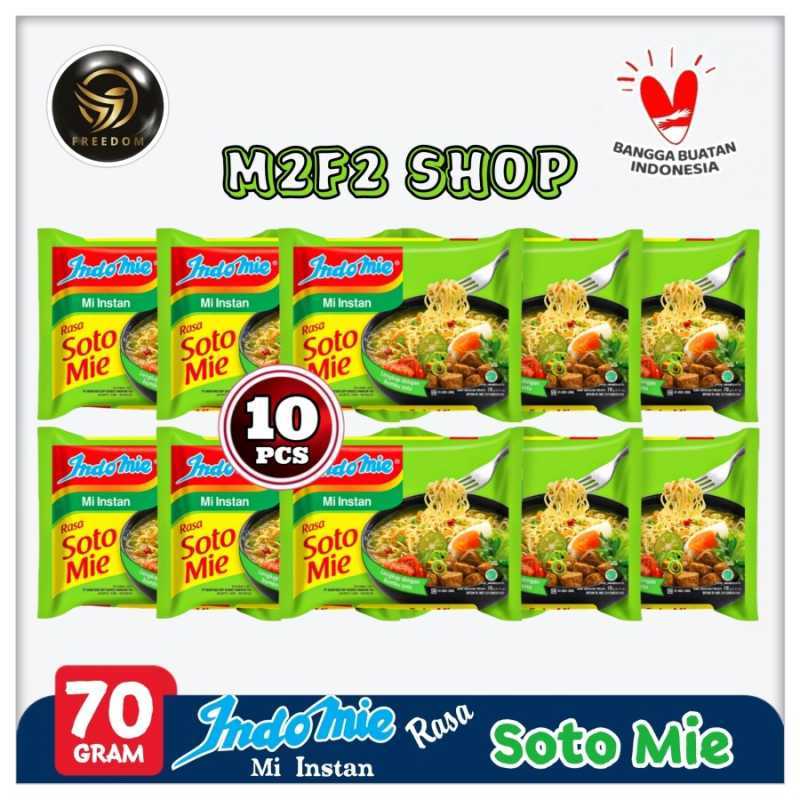 Promo Indomie Mie Instant Kuah Rasa Soto Mie | Bag - 70 gr (Kemasan 10 Pcs) Diskon 16% di Seller ...