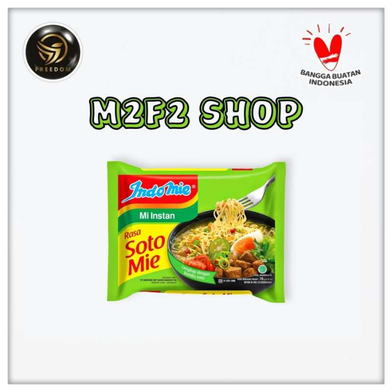 Promo Indomie Mie Instant Kuah Rasa Soto Mie | Bag - 70 gr (Kemasan 10 ...