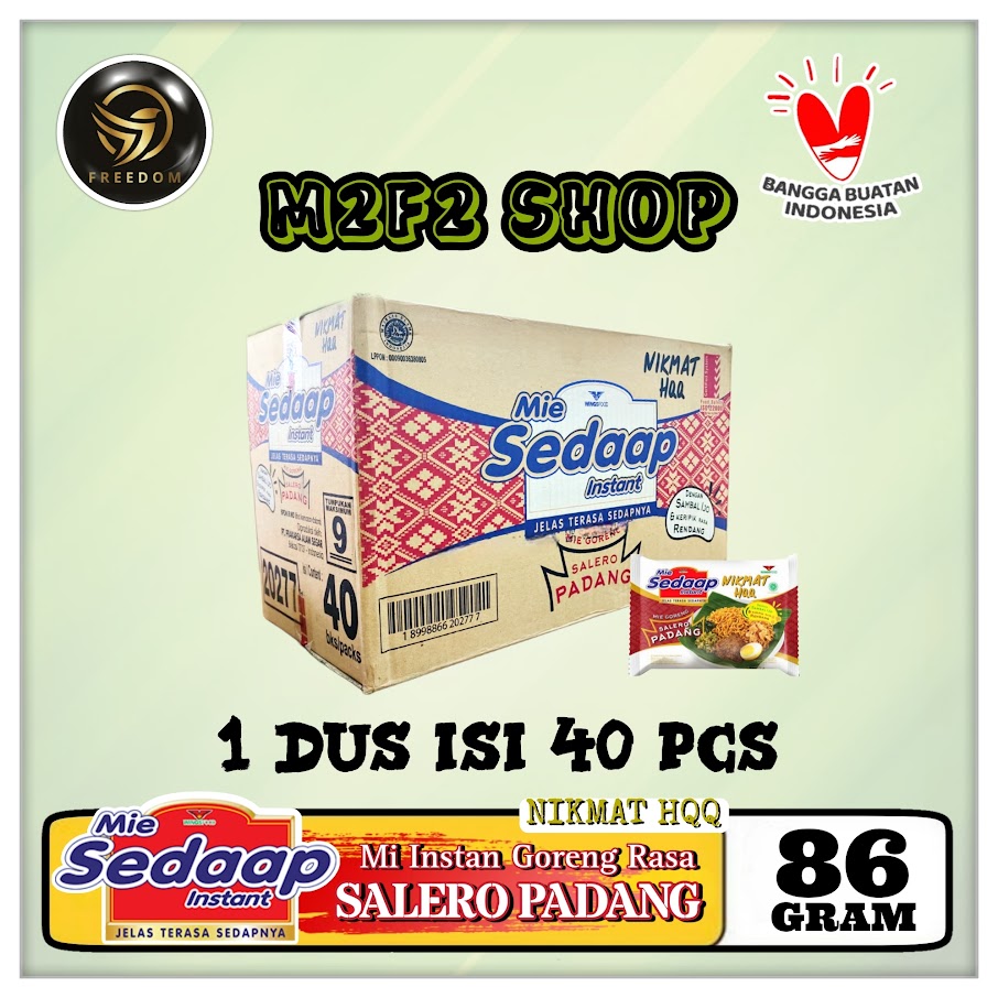 Jual Mie Sedaap Instant Goreng Rasa Salero Padang | Bag - 86 Gr ...