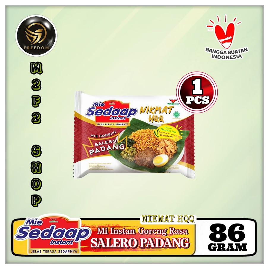 Promo Mie Sedaap Instant Goreng Rasa Salero Padang | Bag - 86 gr ...
