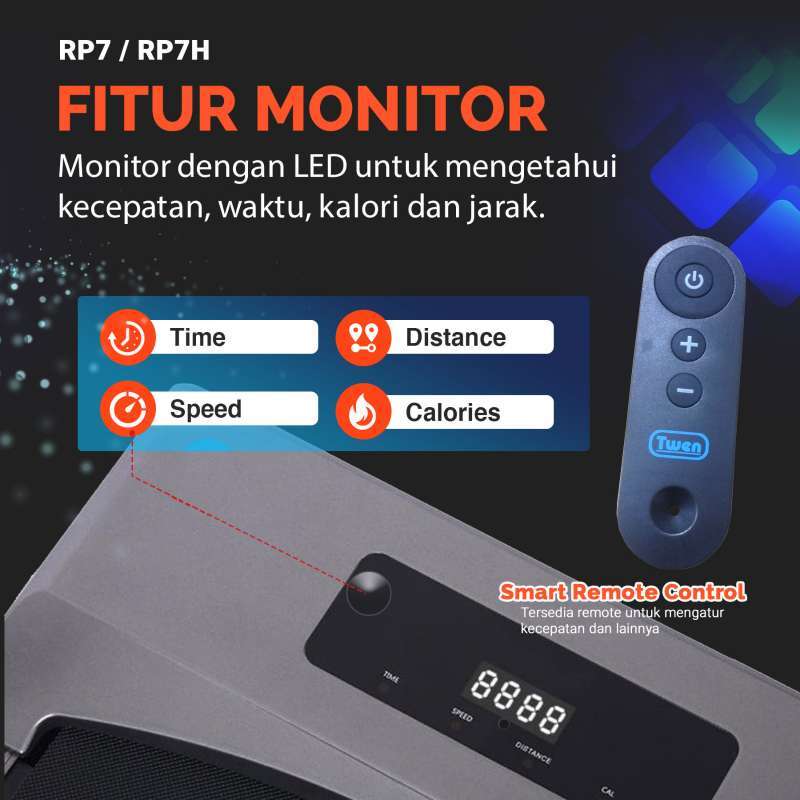 Jual Twen Rp7s Rp7sh Rp7 Rp7h Treadmill Elektrik Treadmil Listrik ...