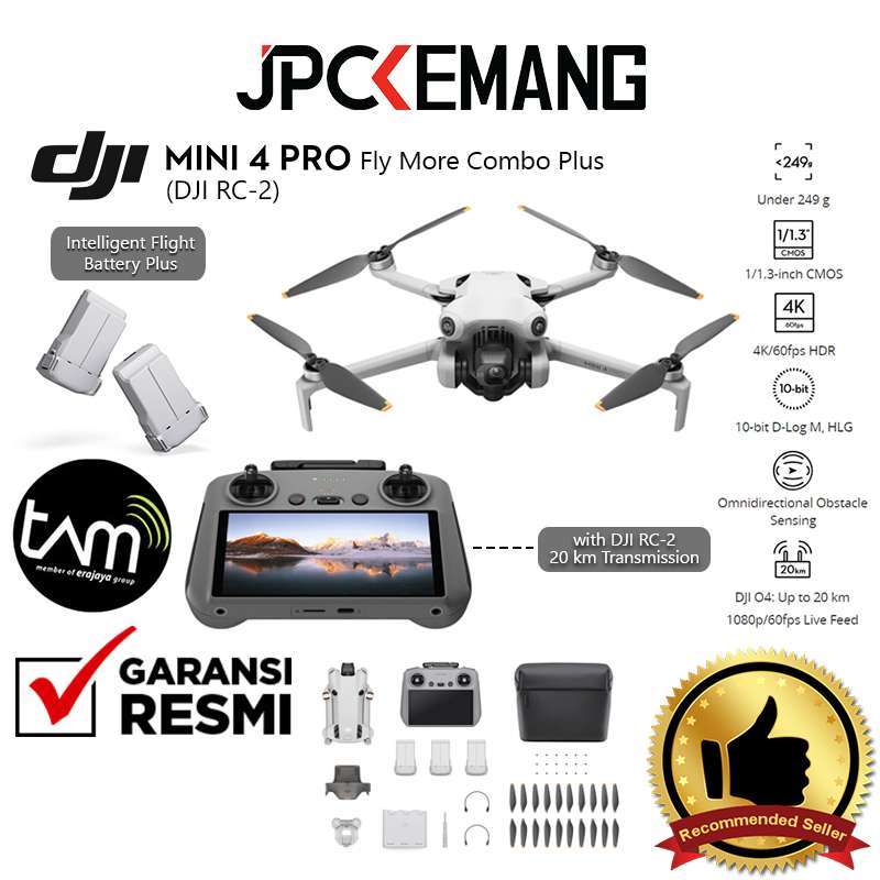 DJI Mini 3 Fly More Combo Plus - Harga Terbaru Mei 2026 | Blibli