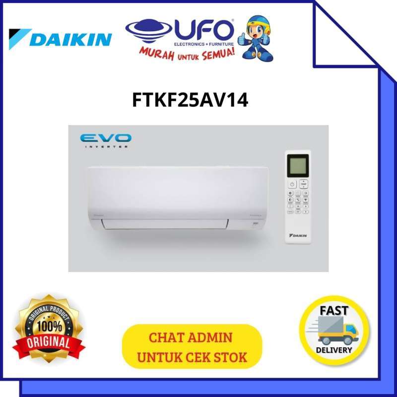 Jual Daikin Ftkf25av14 Ac Evo Inverter 1 Pk Di Seller Ufo Elektronika ...