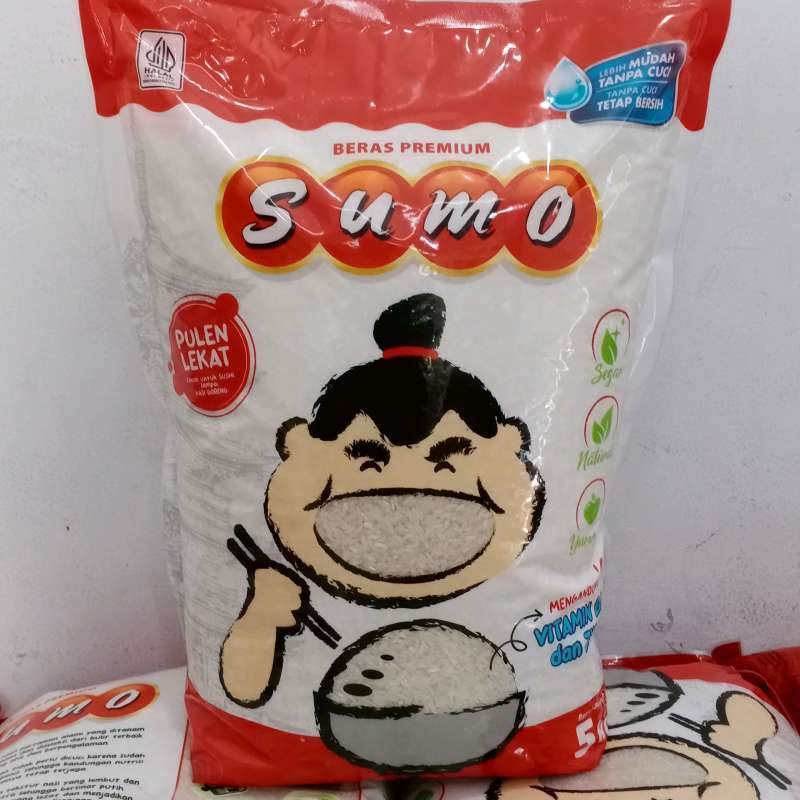 Promo Beras Sumo Merah 5 Kg 5kg - Beras Premium Sumo Kemasan Merah 5kg ...