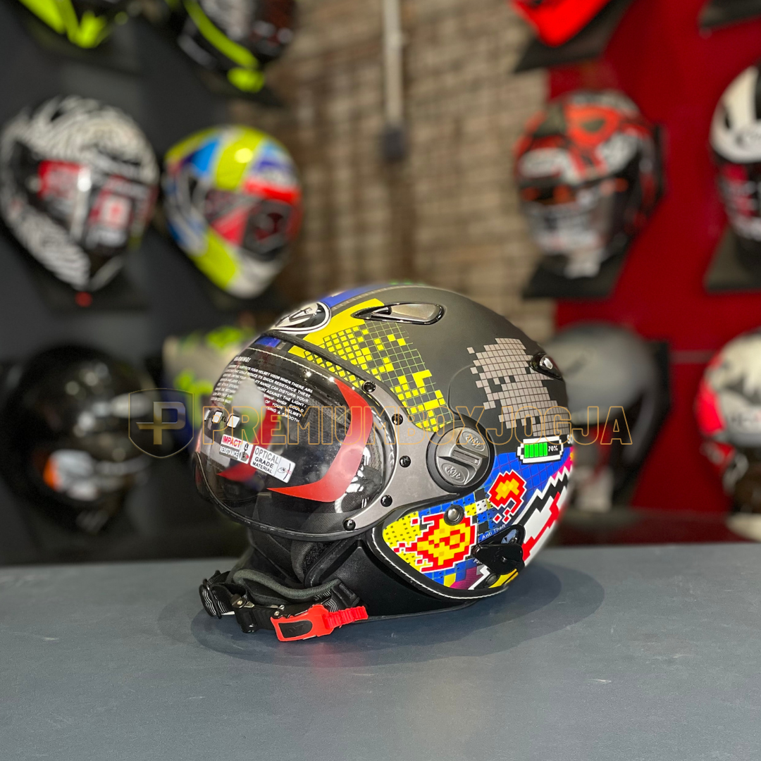 Jual KYT ELSICO #7 - Black Red Yellow Matt L di Seller Premium Box - Tegalrejo, Kota Yogyakarta ...