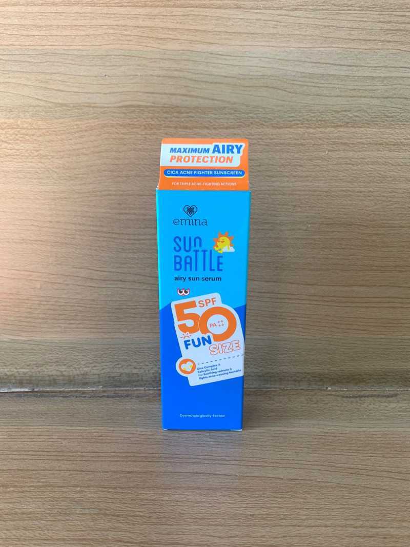 Jual Spf 50 Pa++++ Airy Sun Serum Emina Sun Battle Spf 50 Pa++++ Barrier Hydraburst & Cica Acne ...