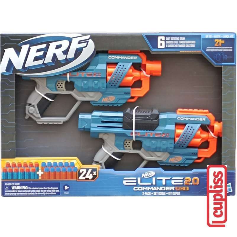 Promo NERF Elite 2.0 Comander RD-6 2 pack Blaster Hasbro F2548 Diskon ...