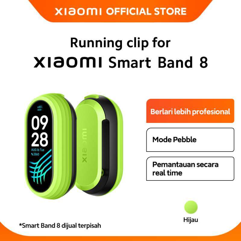 Jual Official Xiaomi Smart Band 8 Runinng Clip Mode Pebble Pemantauan ...