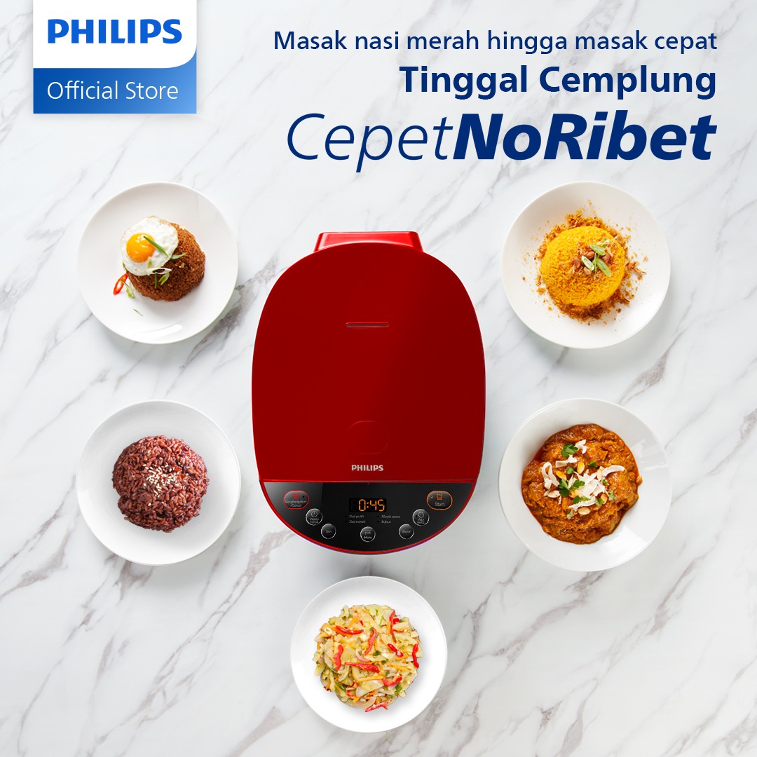 Promo Philips Digital Rice Cooker / Magic Com Hd4515/29 1.8 L Lapisan ...